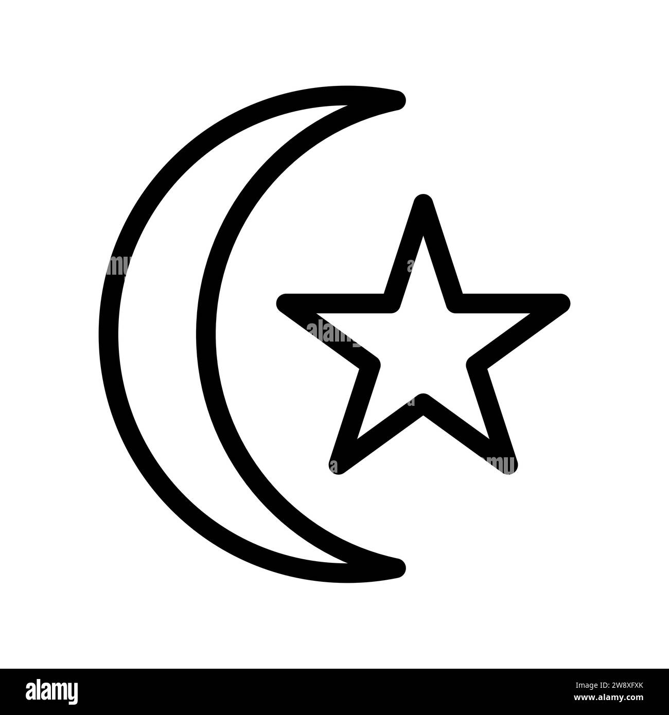Islam color concept. Religion isolated element. Digital illustration ...