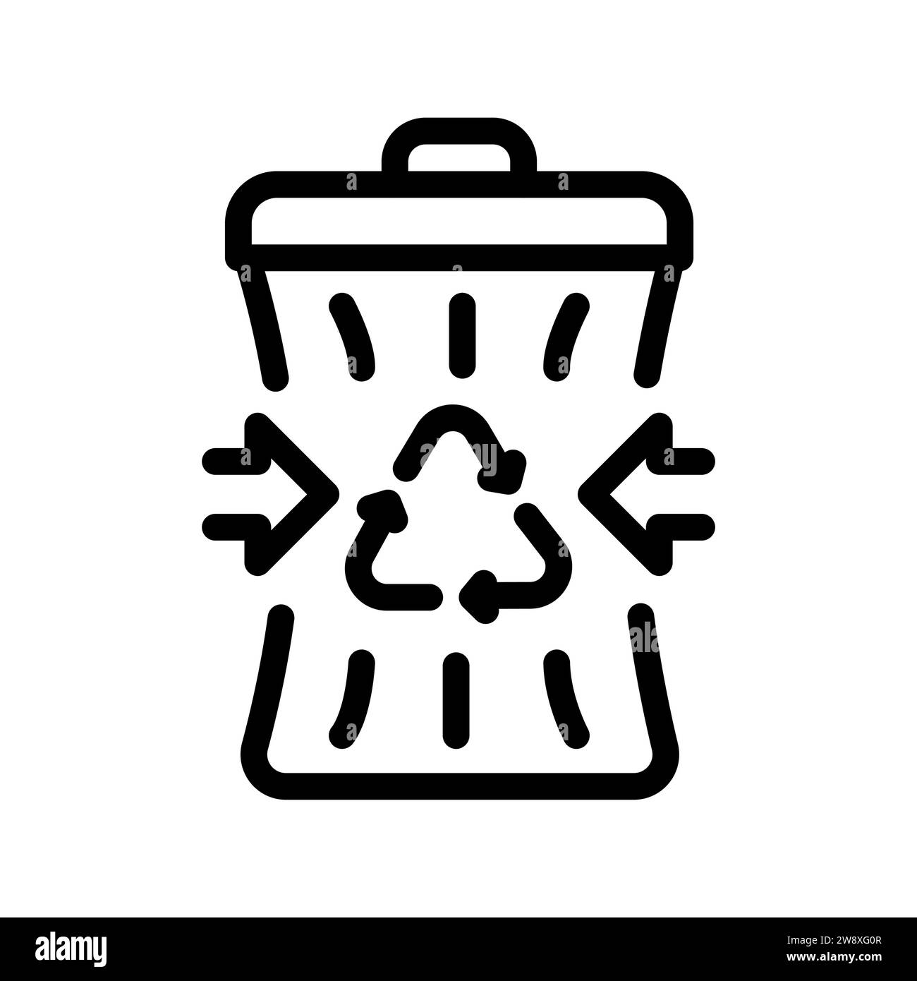 Waste upcycle color flat icon. Zero waste lifestyle. Eco friendly ...