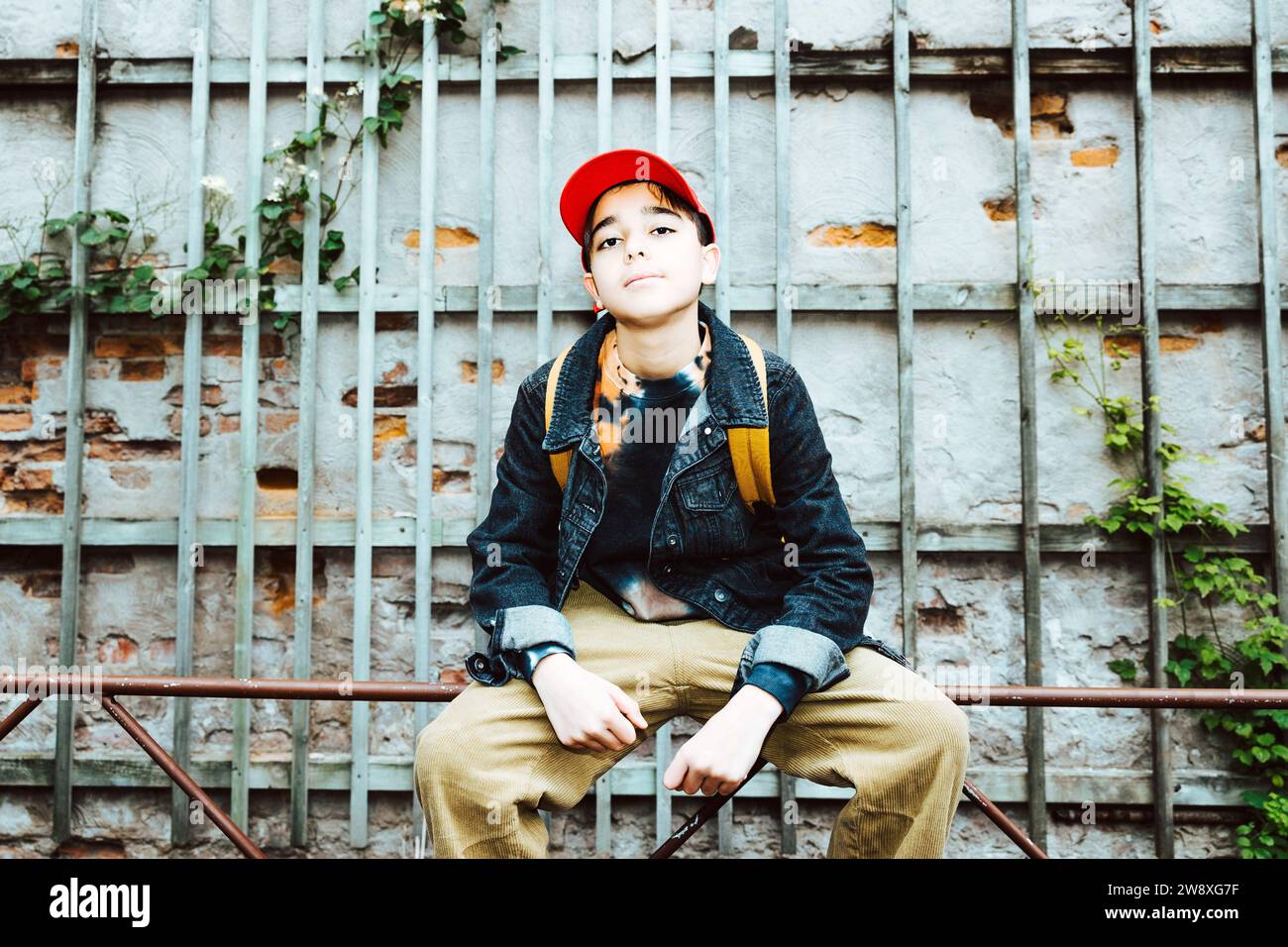 Boy wearing cap hi-res stock photography and images - Alamy