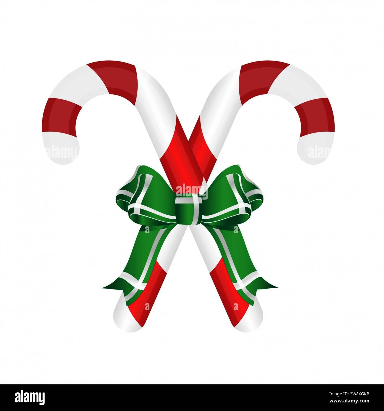 Candy Cane isolated on transparent background Stock Photo - Alamy