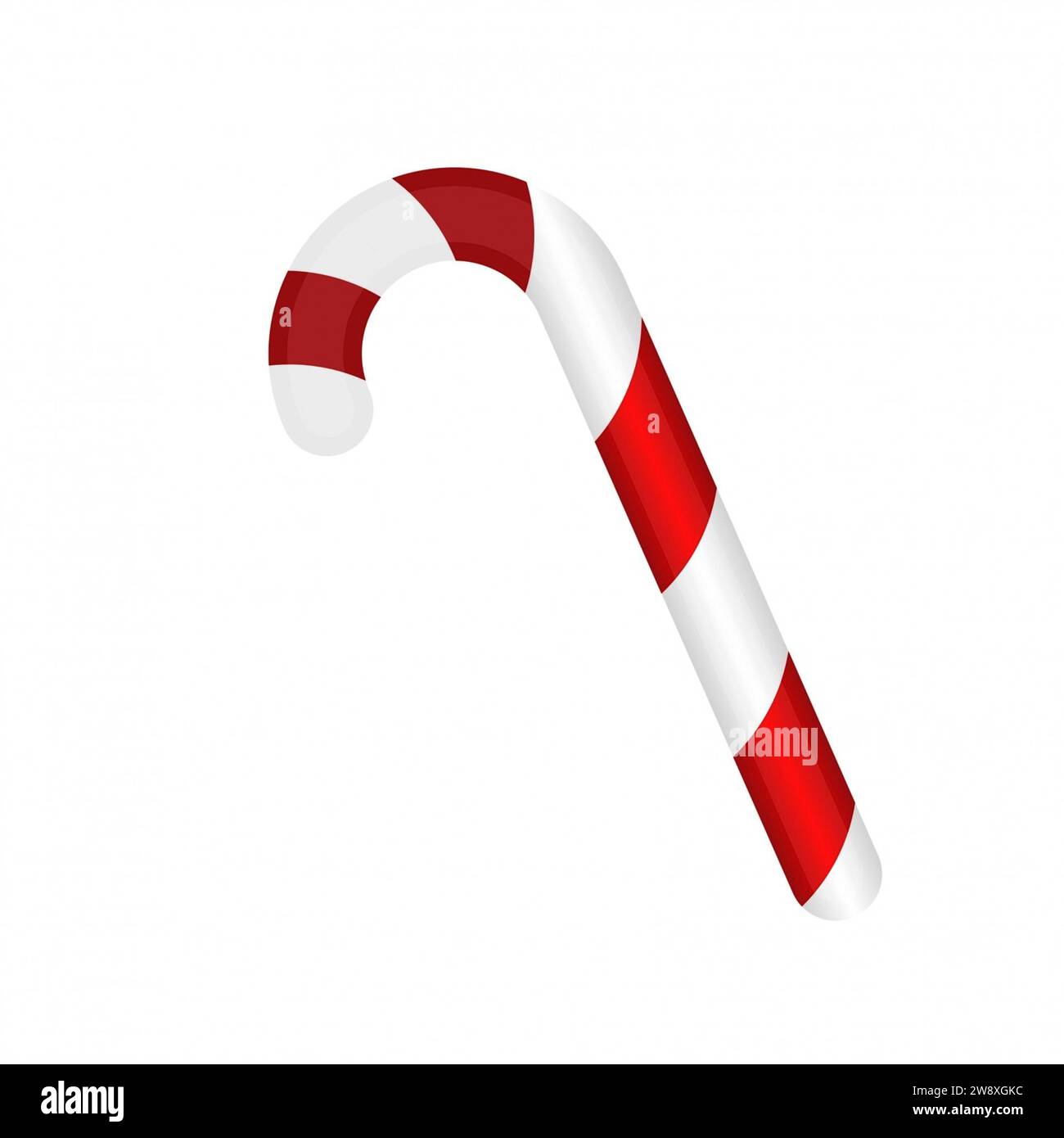 Candy Cane isolated on transparent background Stock Photo - Alamy