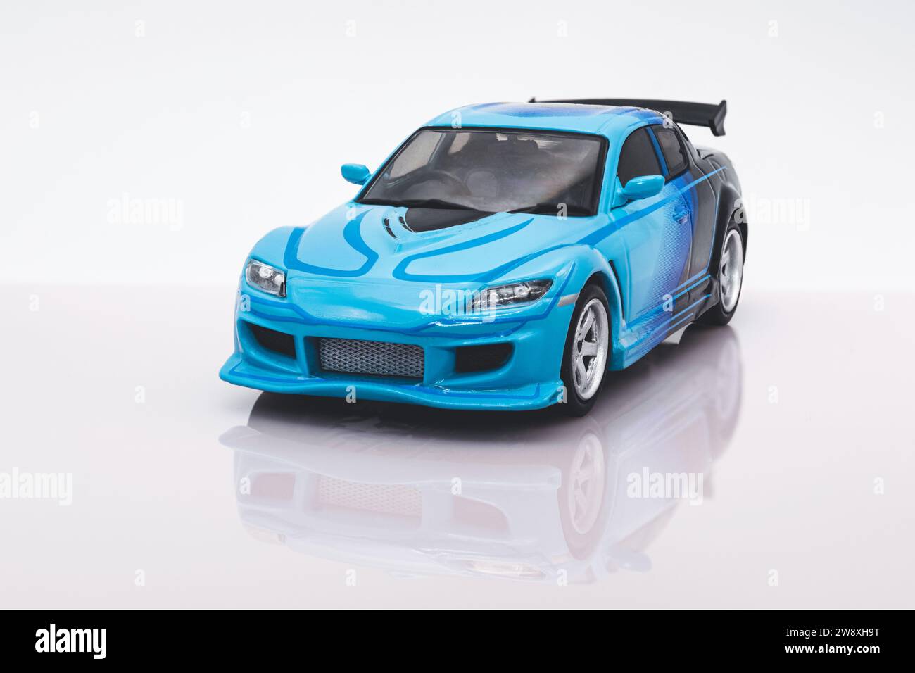 Fast&Furious Mazda RX-8 1:43 model car, front view, white background ...