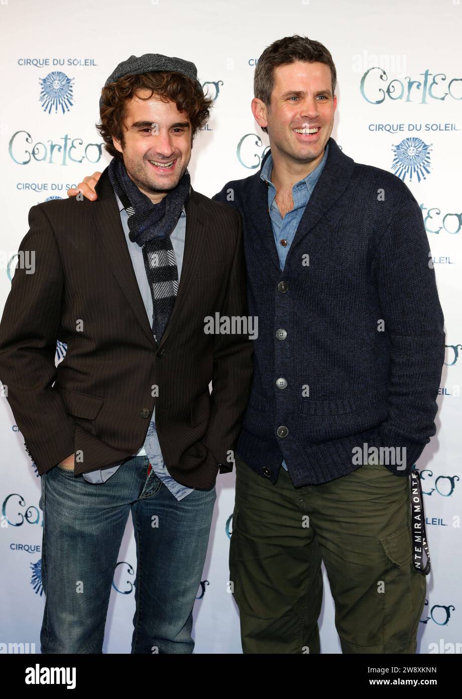 Oliver Wnuk Steffen Groth - Cirque du Soleil Premiere - Berlin - 29.11. ...