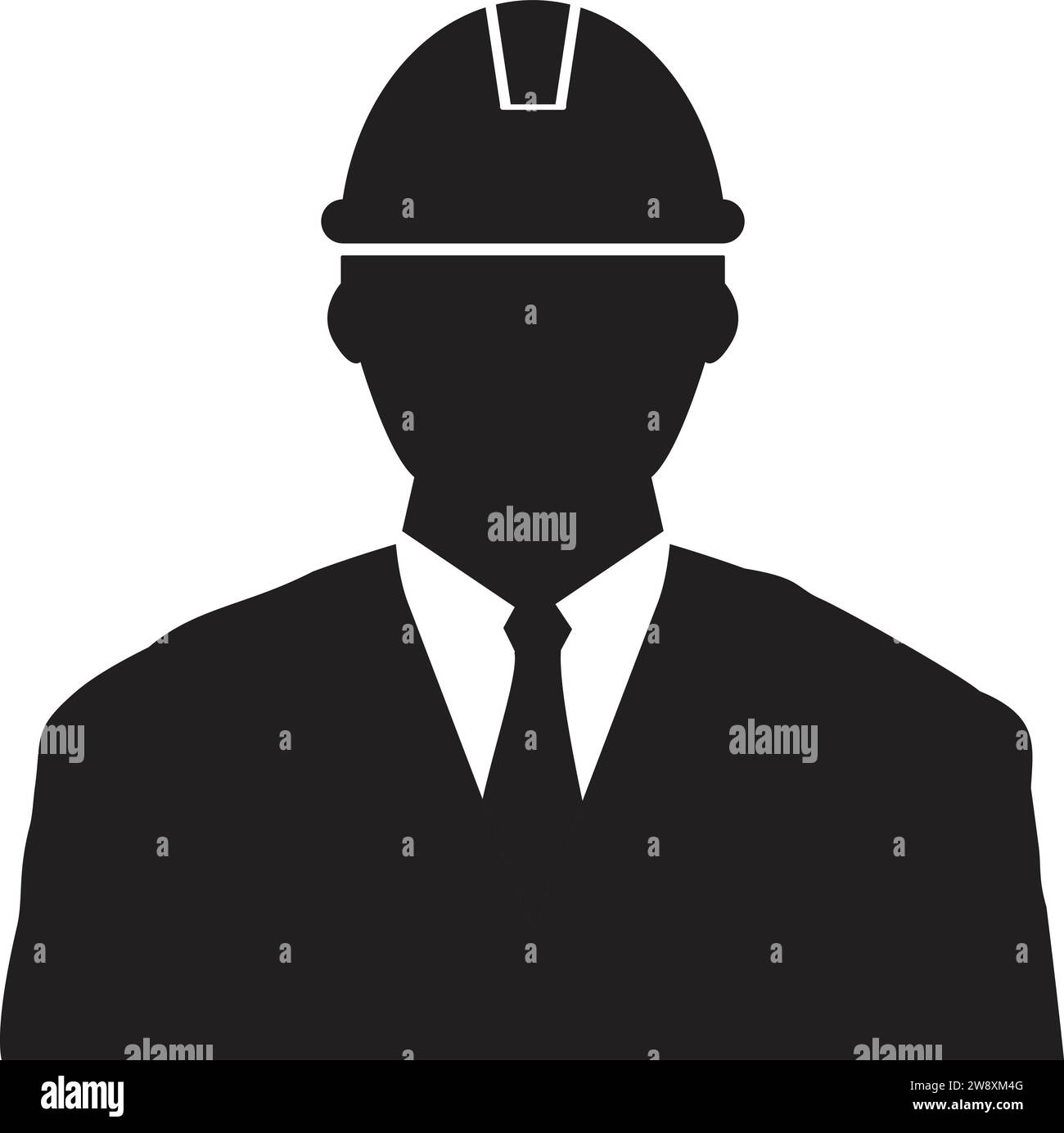 Construction supervisor vector Stock Vector Images - Alamy