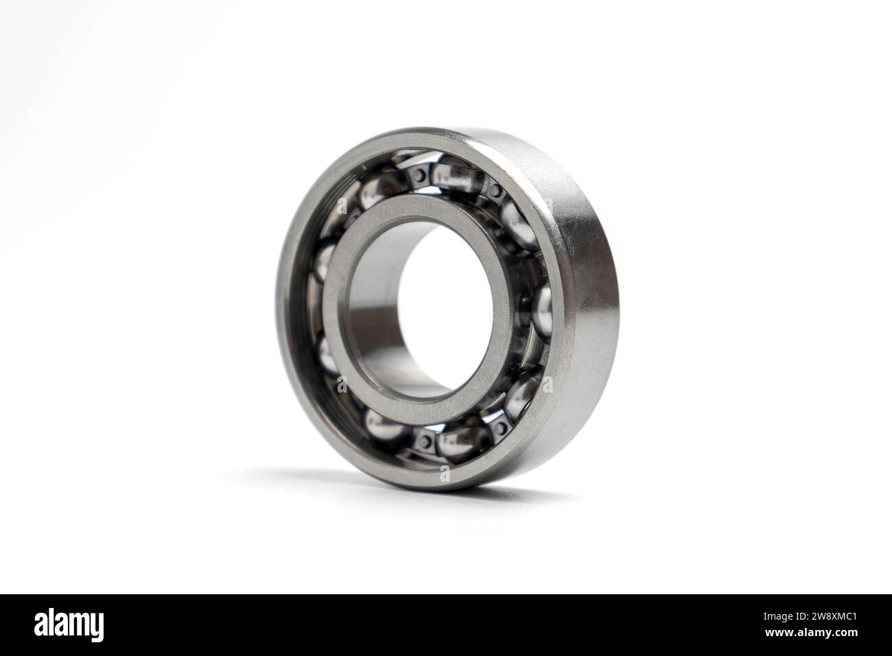 Ball bearing on a white background Stock Photo - Alamy