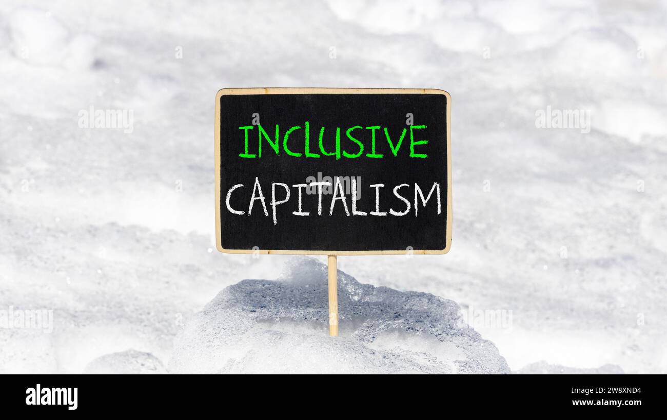 Inclusive capitalism symbol. Concept words Inclusive capitalism on ...