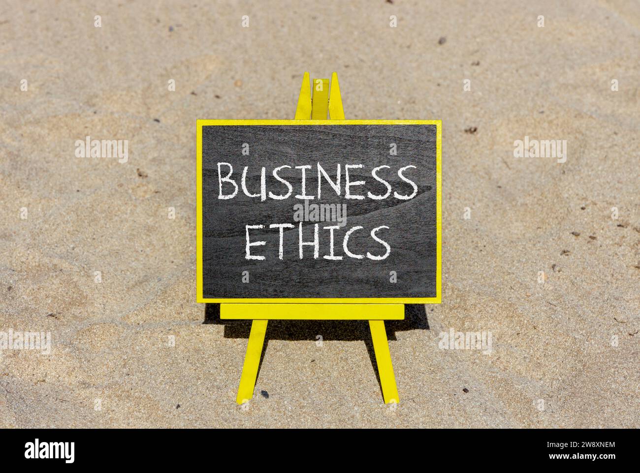Business ethics symbol. Concept words Business ethics on beautiful ...
