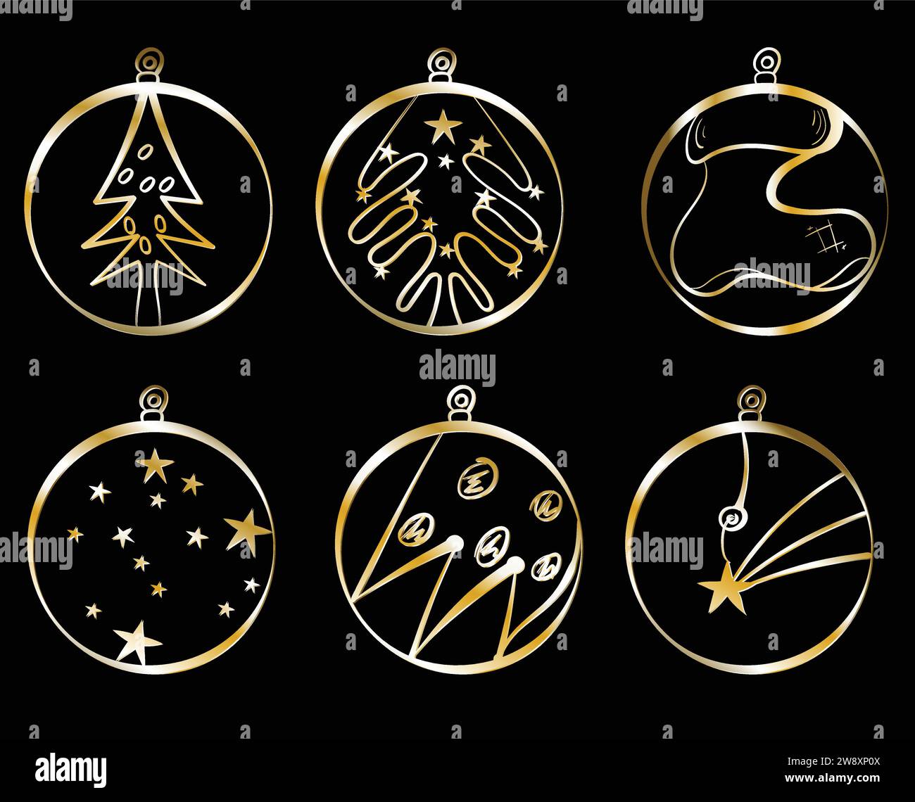 Christmas lights sparkle Stock Vector Images - Alamy