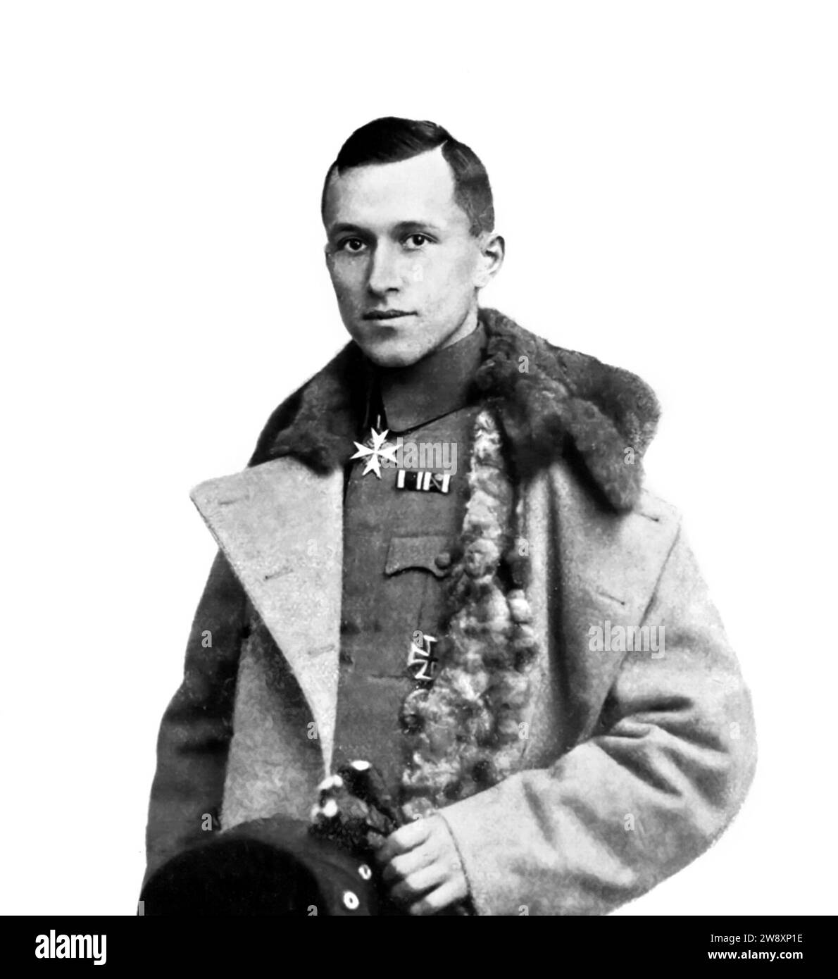 Ernst Junger. Portrait of the German author, soldier, philosopher and ...