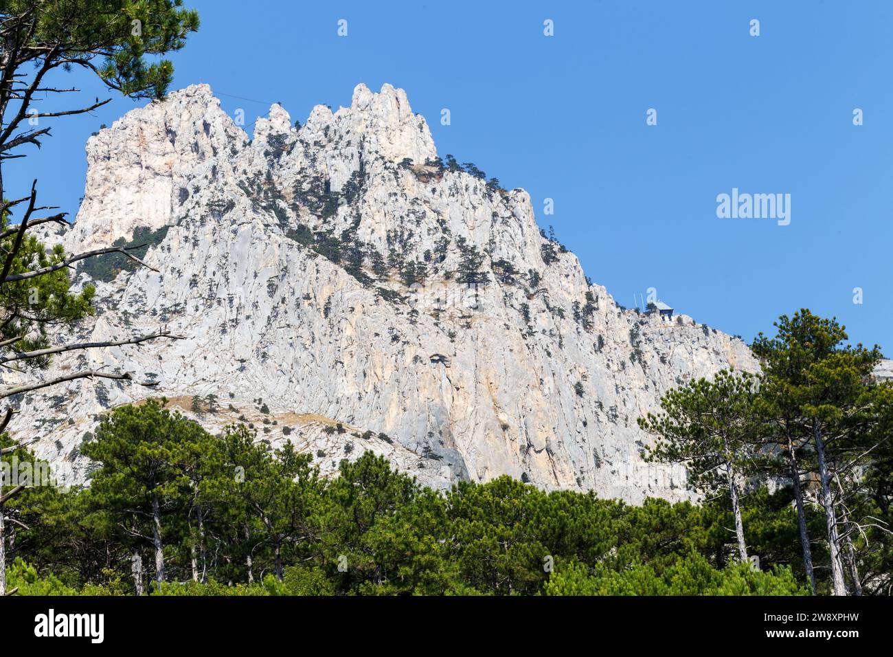 The circular route among relict junipers and strawberry trees passes by ...