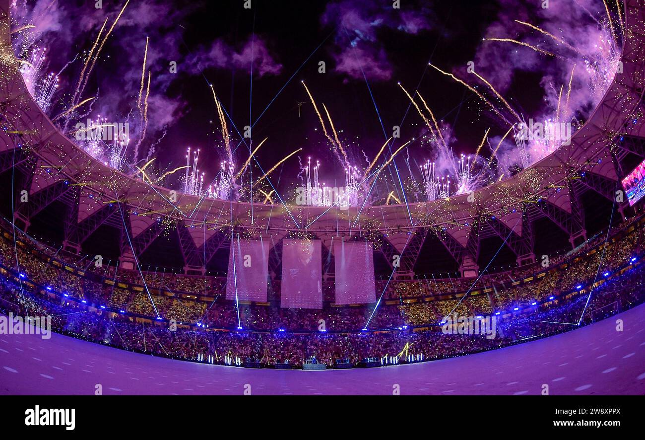 Bebe Rexha and David Guetta perform during the FIFA Club World Cup 2023 ...