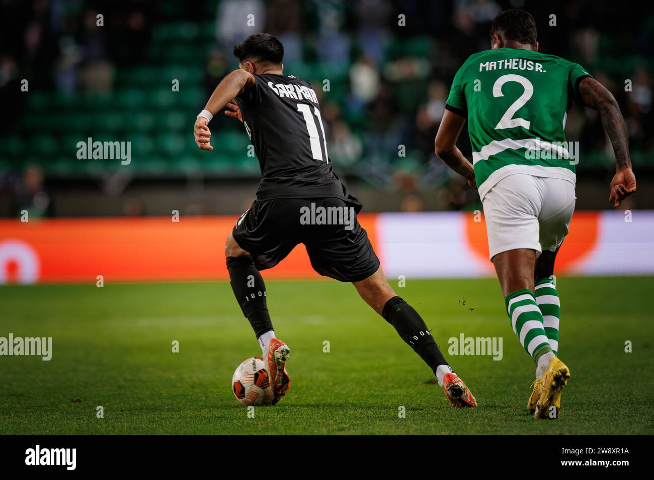 Manprit Sarkaria during UEFA Europa League 23/24 game between Sporting ...