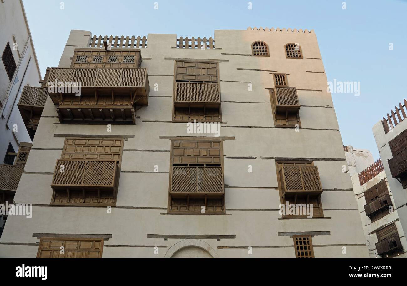 Restored Rawasheen in the Red Sea coastal city of Jeddah in Saudi ...