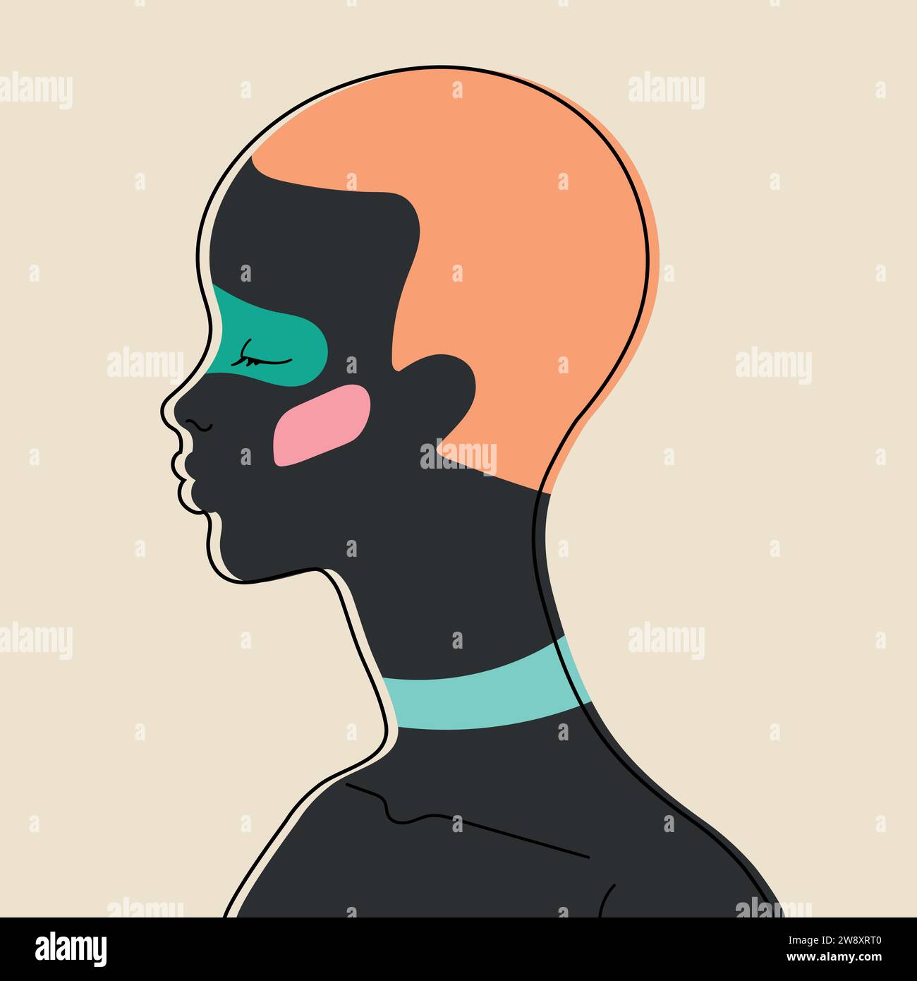 Drawing shapes template eyes hi-res stock photography and images - Alamy