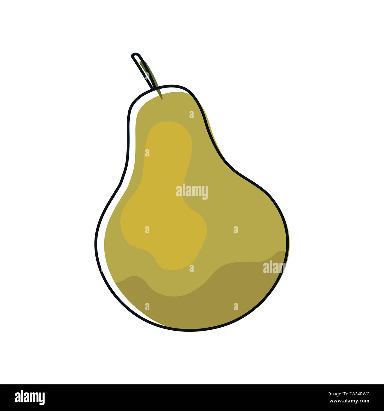 Pear botanical Stock Vector Images - Alamy