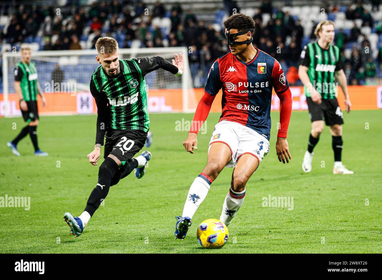 Reggio Emilia, Italy. 22nd Dec, 2023. Samu Castillejo (Sassuolo) and ...