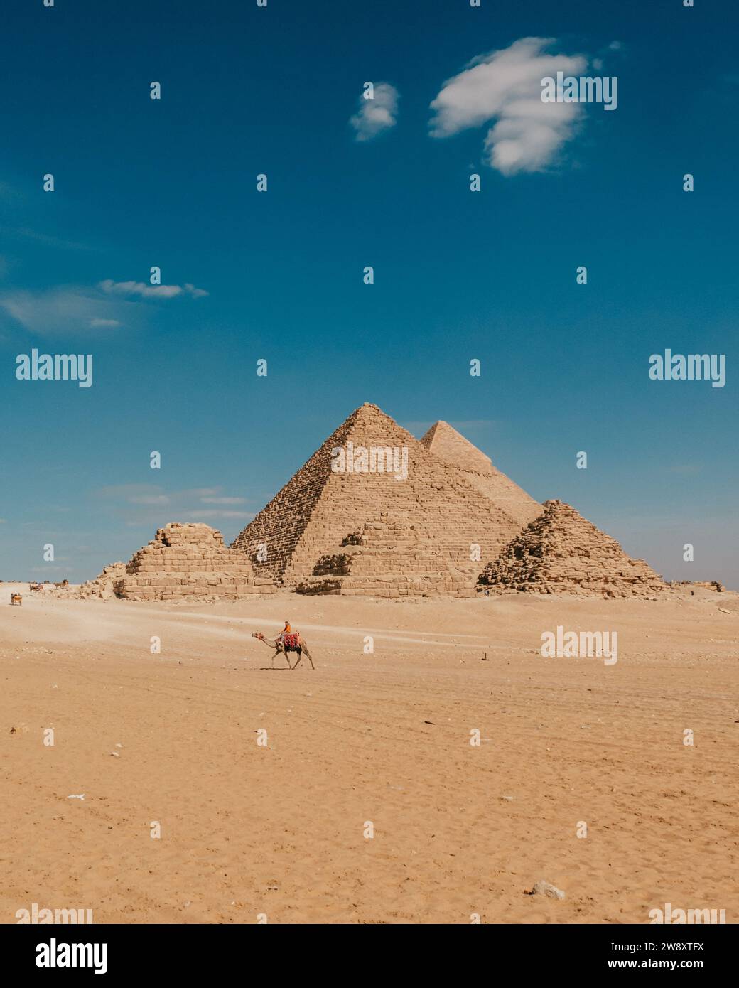 Great Pyramids of Giza, Egypt Stock Photo - Alamy