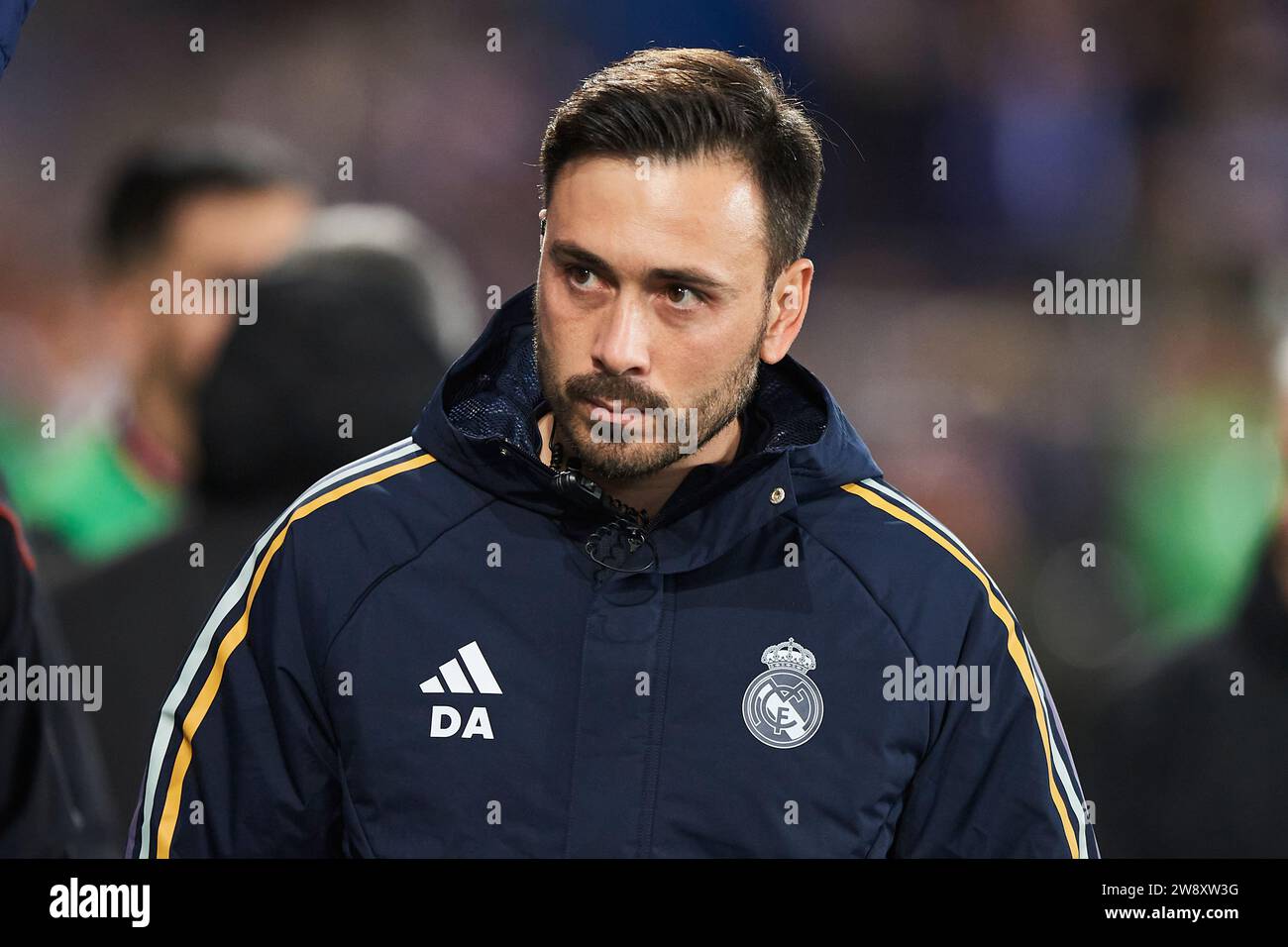 Davide Ancelotti of Real Madrid CF looks on during the LaLiga EA Sports ...