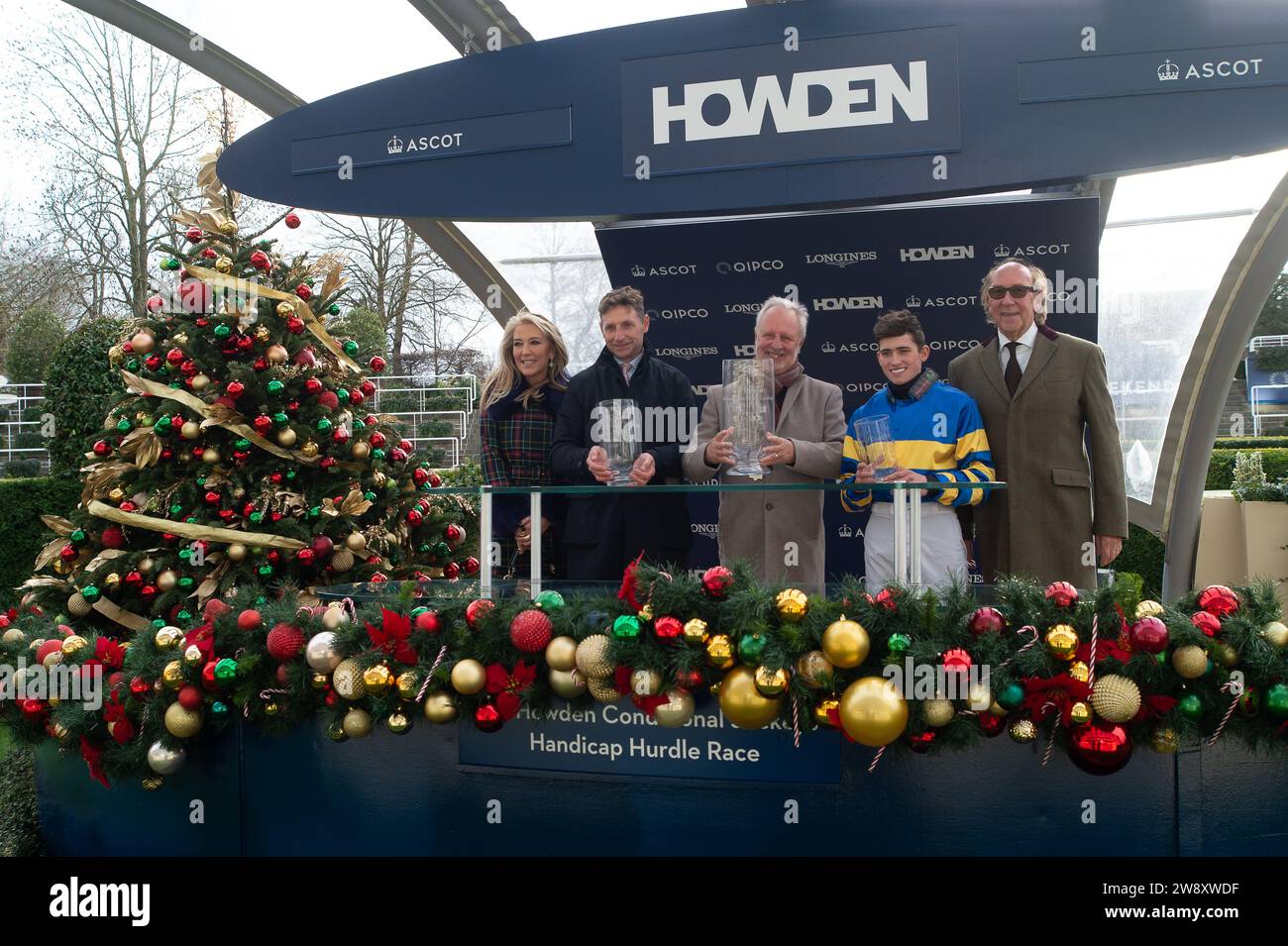 The howden conditional jockeys handicap hurdle race hi-res stock ...