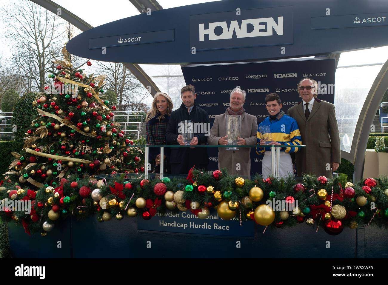 The howden conditional jockeys handicap hurdle race hi-res stock ...