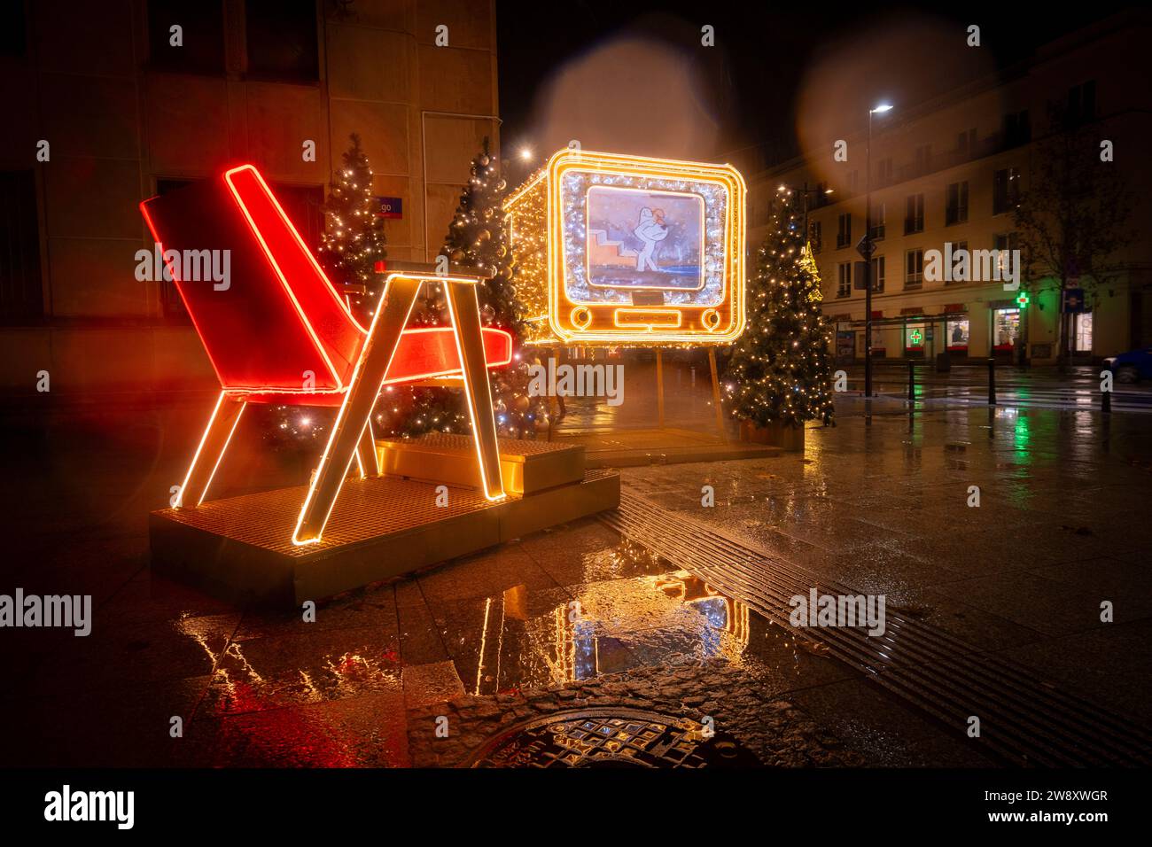 Warsaw, Poland. 22nd Dec, 2023. A vintage, cathode ray tube (CRT ...