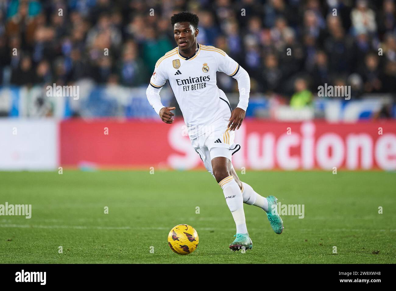 Aurelien Tchouameni of Real Madrid CF in action during the LaLiga EA ...