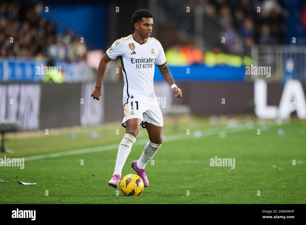 Rodrygo Goes of Real Madrid CF in action during the LaLiga EA Sports ...
