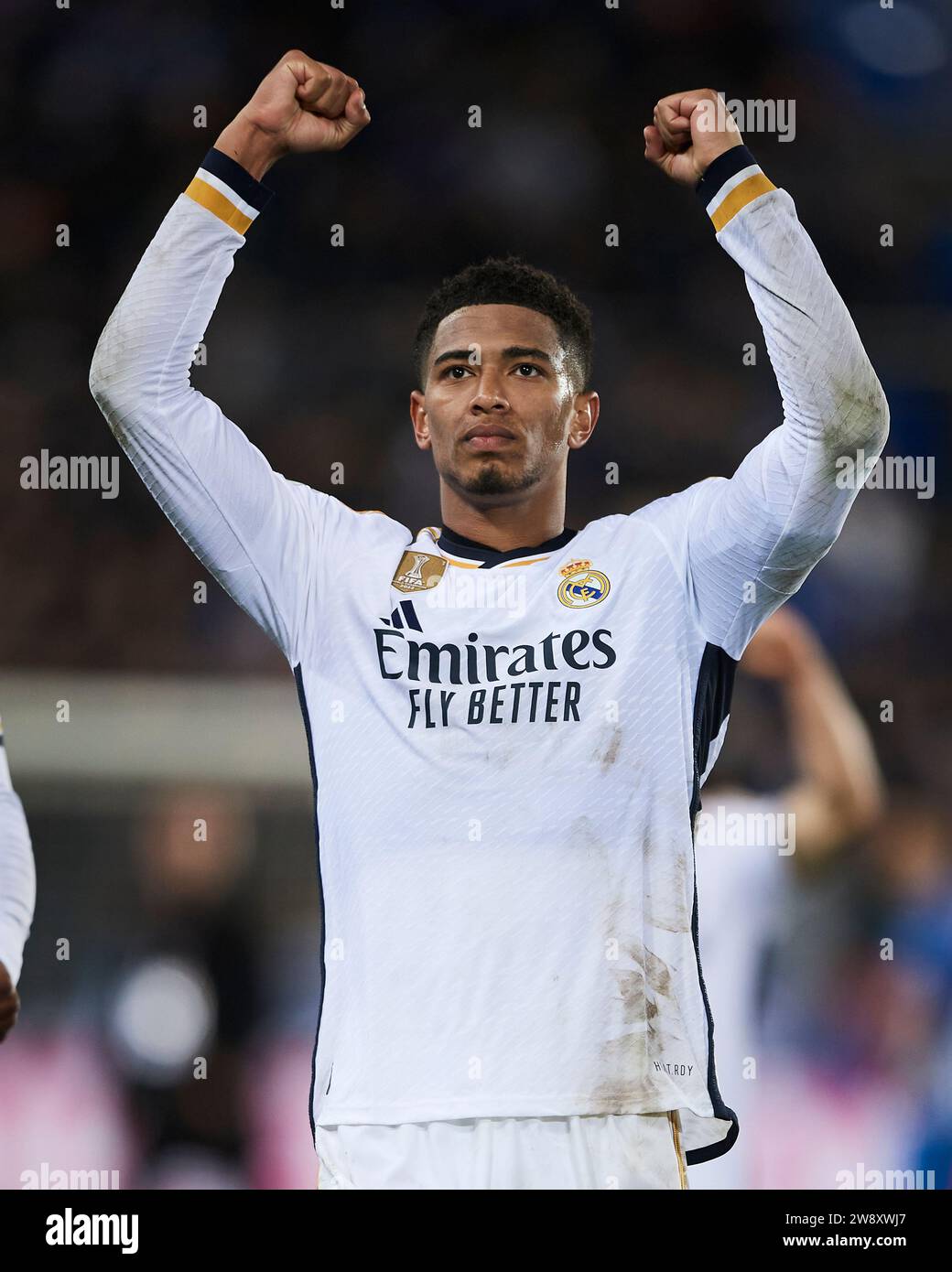 Jude Bellingham of Real Madrid CF reacts during the LaLiga EA Sports ...