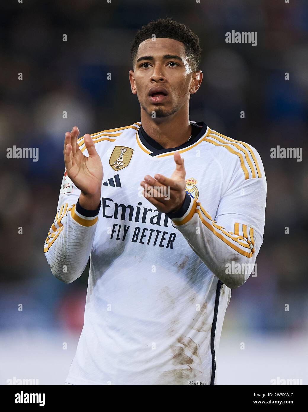 Jude Bellingham of Real Madrid CF reacts during the LaLiga EA Sports ...