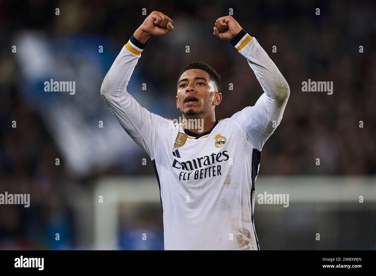 Jude Bellingham of Real Madrid CF reacts during the LaLiga EA Sports ...