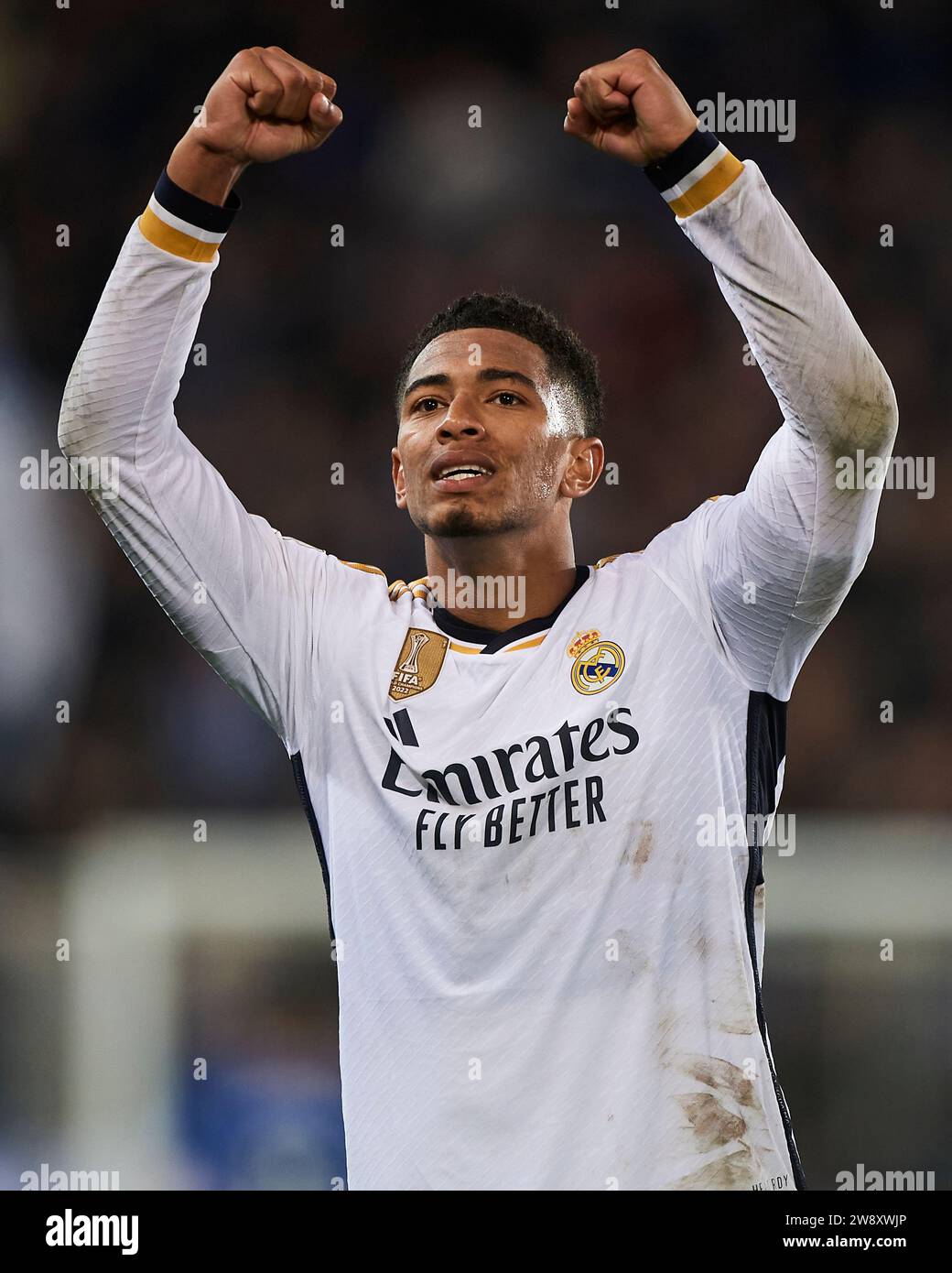 Jude Bellingham of Real Madrid CF reacts during the LaLiga EA Sports ...