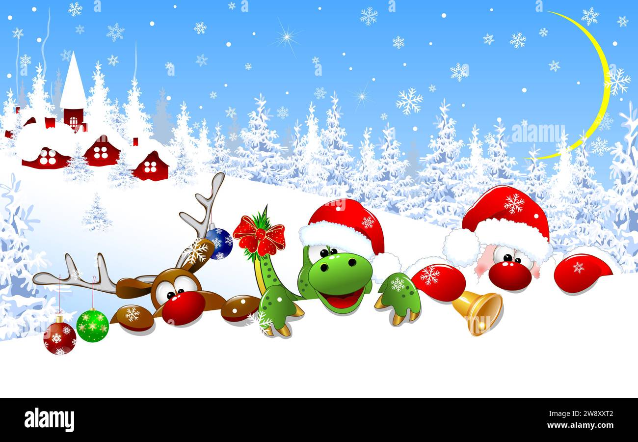 Green fun village Stock Vector Images - Alamy