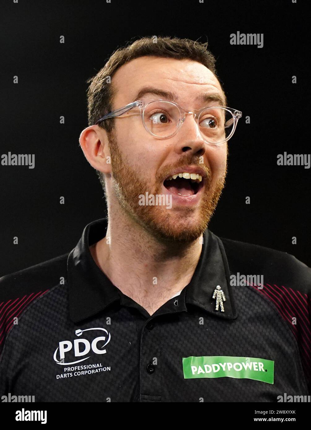 Referee Kirk Bevins during the match between Dimitri Van den Bergh (not ...