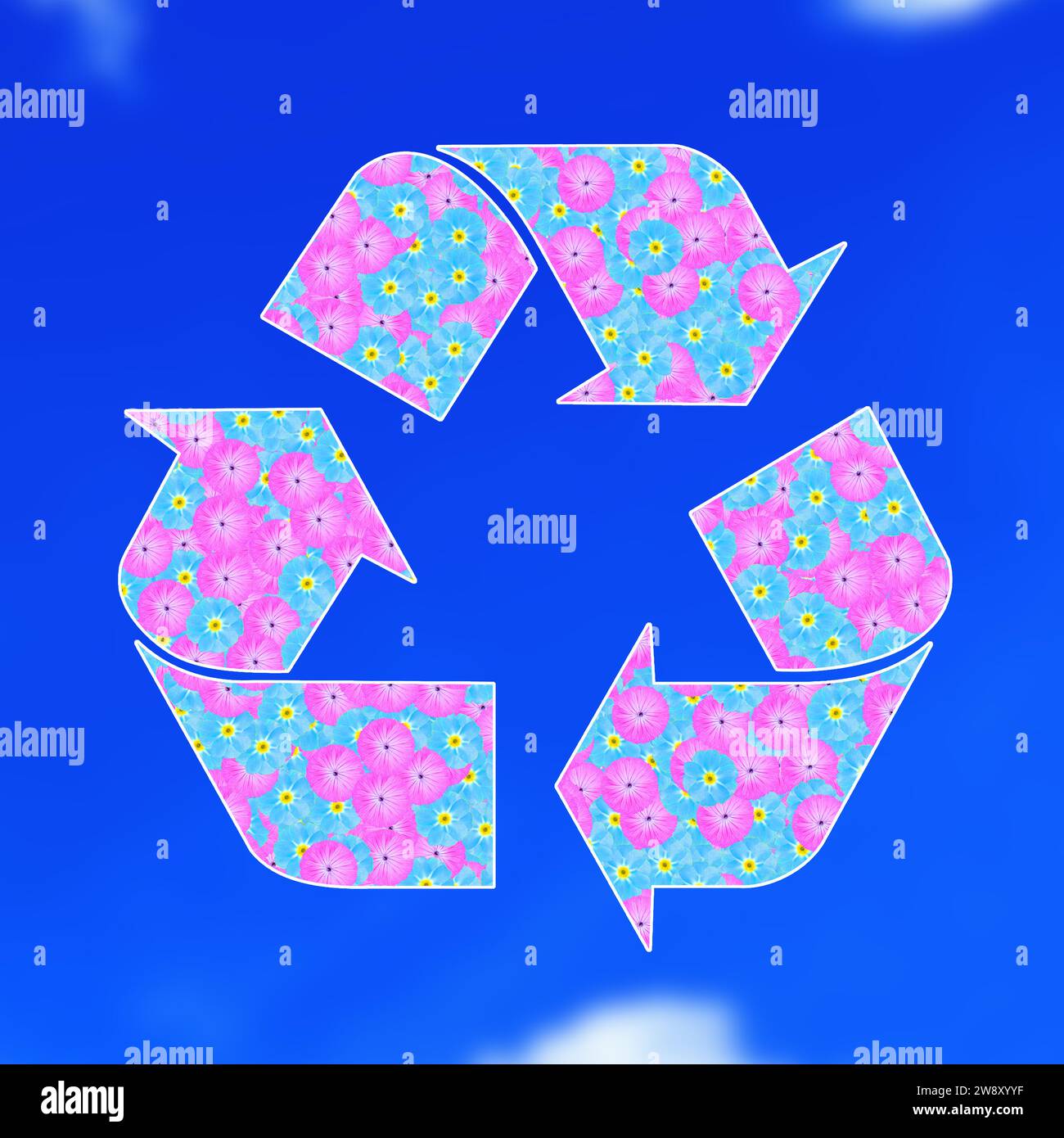 The universal recycling symbol. It is an internationally recognized ...