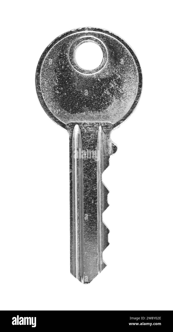 Grey key insulated Stock Photo - Alamy