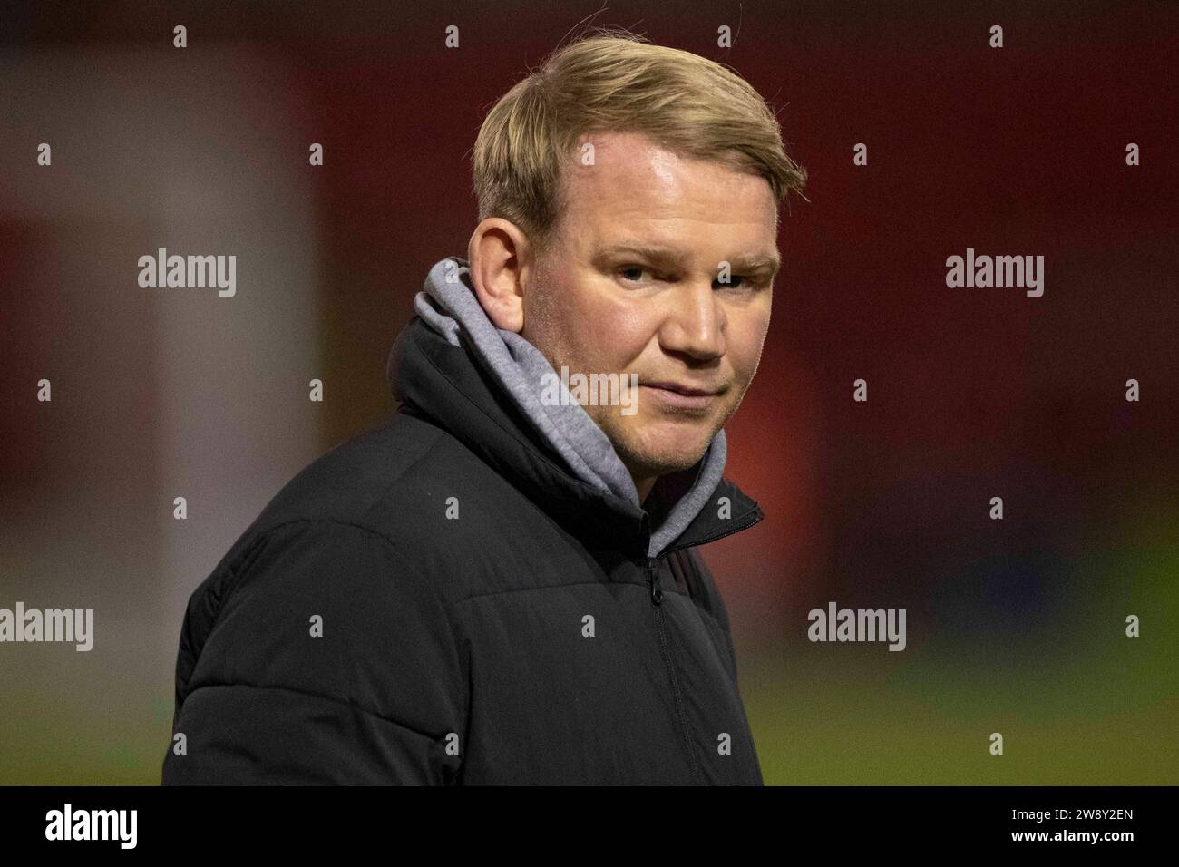 Barrow manager Pete Wild during the Sky Bet League 2 match between ...