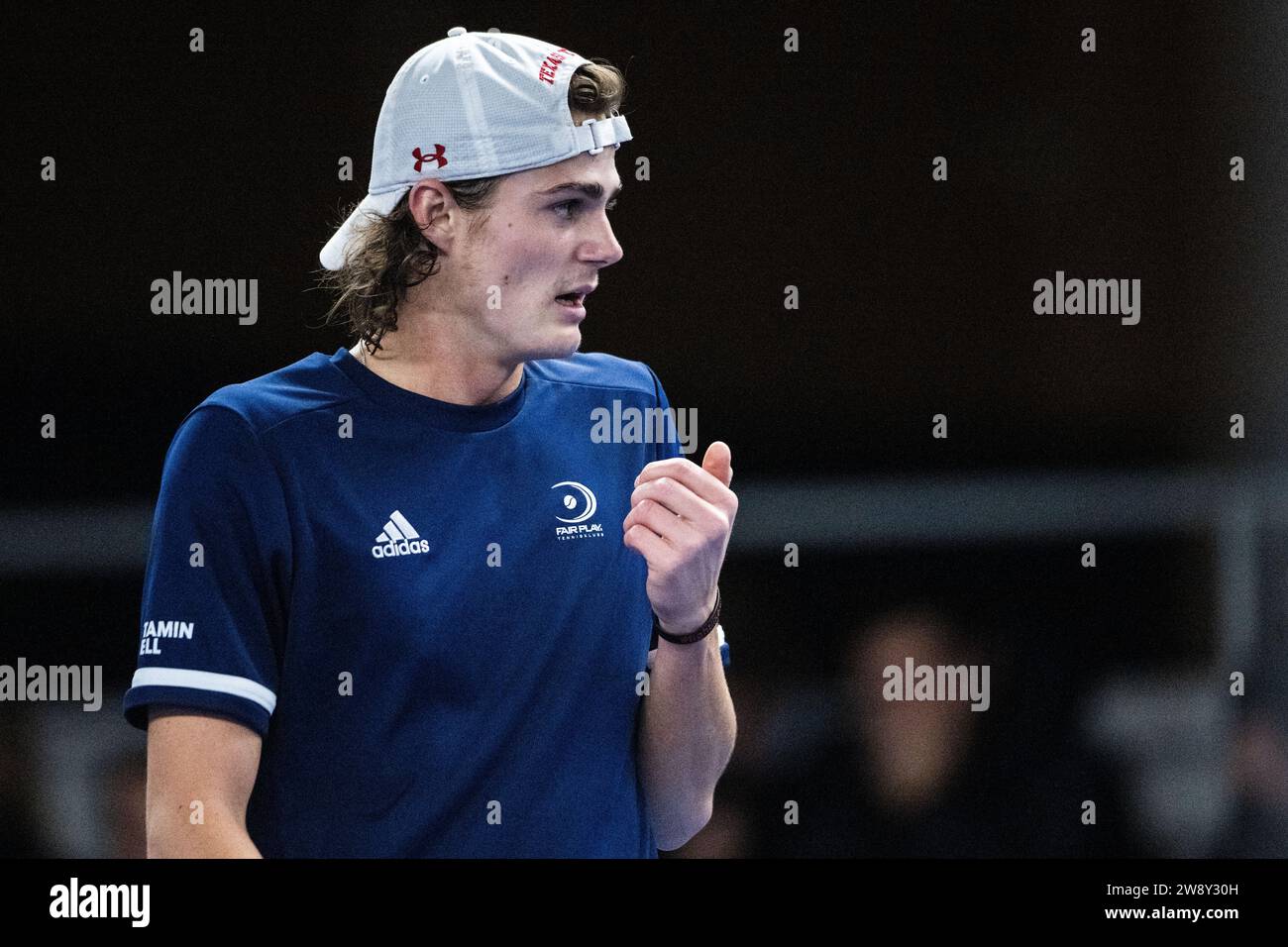 Stockholm, Sverige. 22nd Dec, 2023. 231222 Fair Play TKs Olle Wallin ...