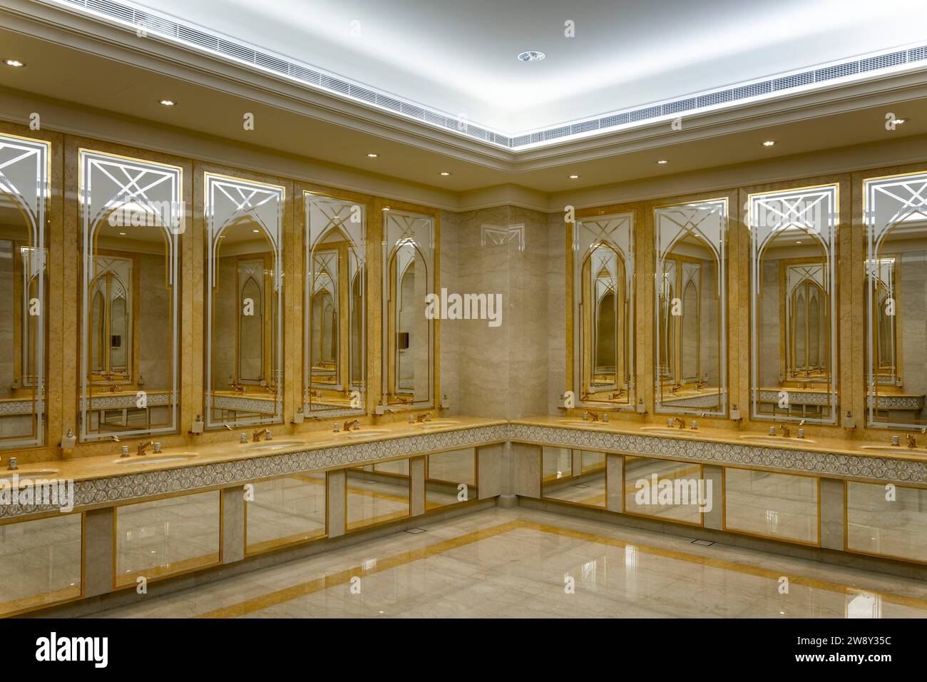 Qasr Al Watan, Presidential Palace, interior view, Abu Dhabi, United ...