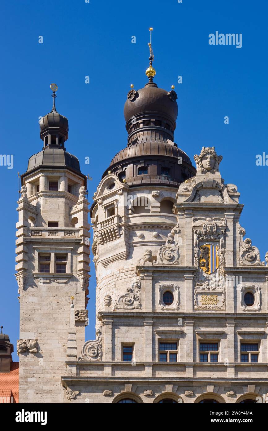 New Leipzig City Hall Stock Photo - Alamy