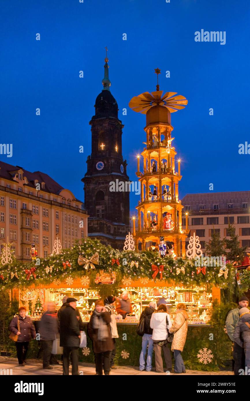 Dresden Striezel Market Stock Photo - Alamy