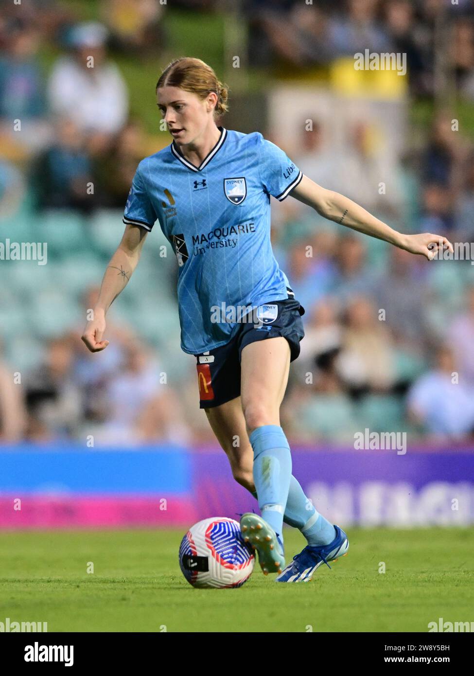 Lilyfield, Australia. 22nd Dec, 2023. Cortnee Brooke Vine of Sydney FC ...