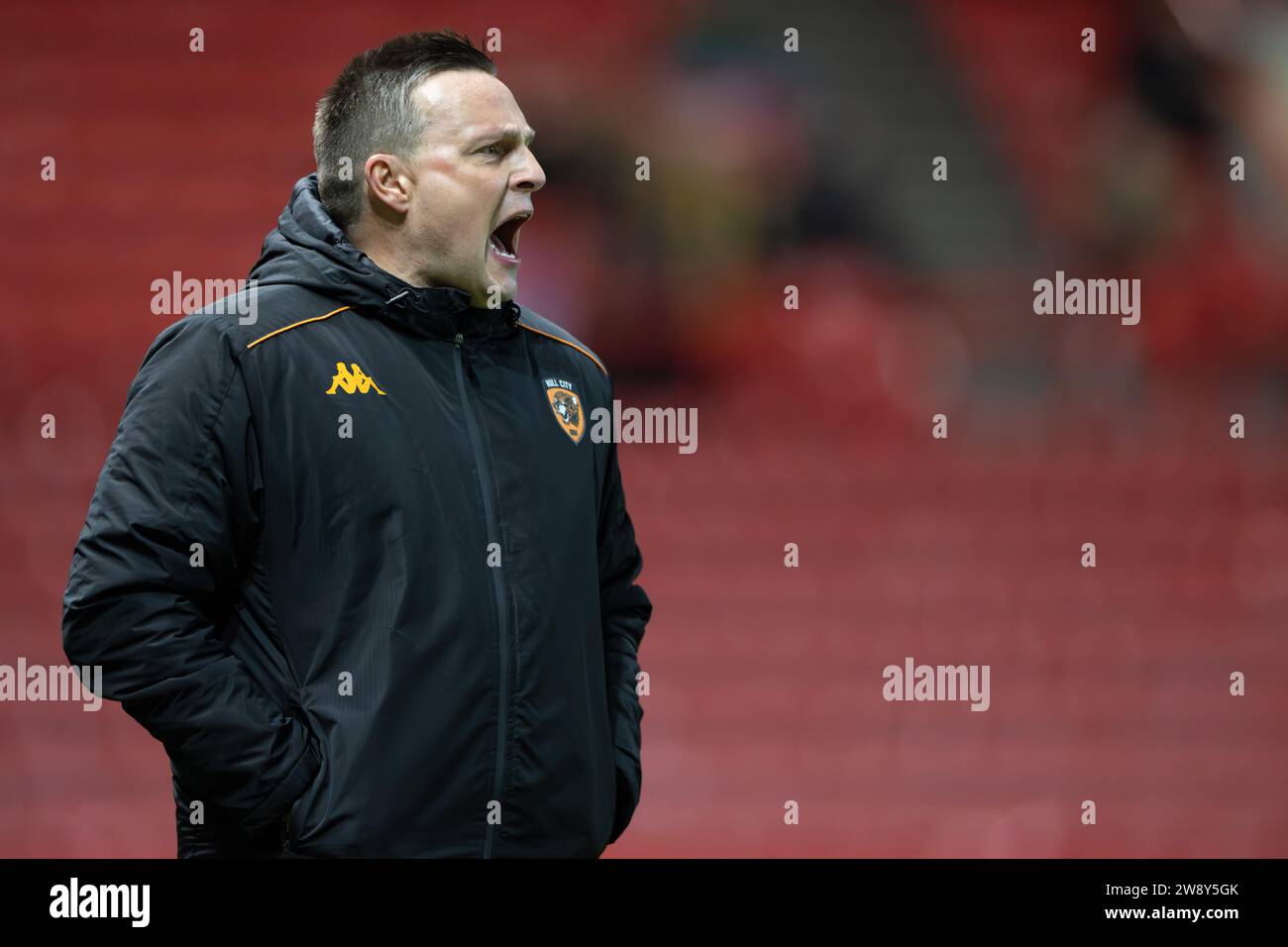 Justin Walker Assistant Manager of Hull City during the Sky Bet ...