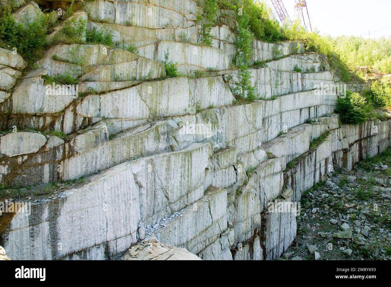 Demitz-Thumitz large quarry. The crushed granite is used to produce ...