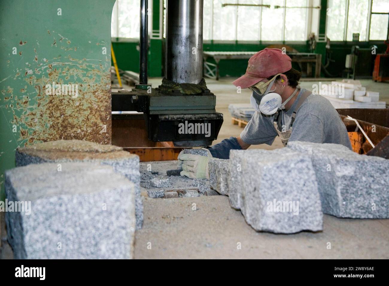 Demitz-Thumitz large quarry. The crushed granite is used to produce ...