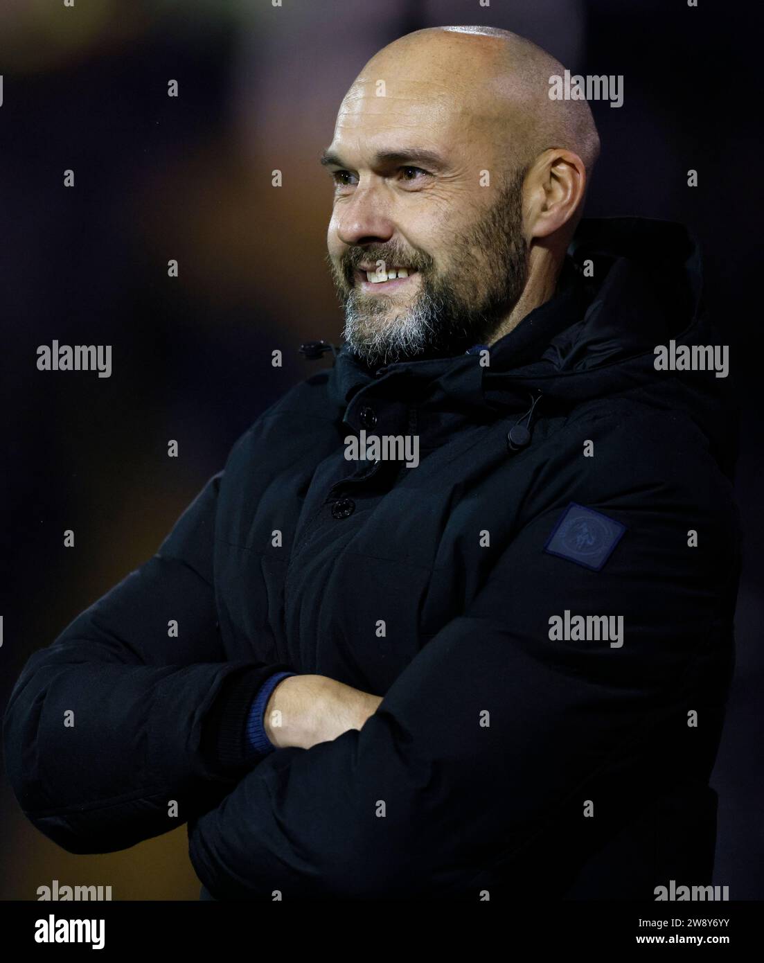 Notts County manager Luke Williams during the Sky Bet League Two match ...