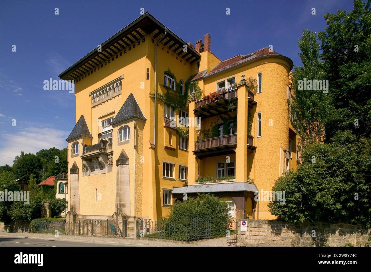 Artists' house, a traditional residential and studio building built by ...