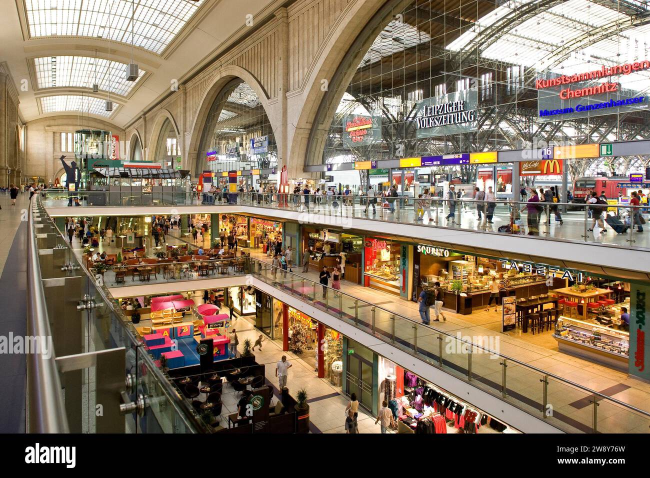 Leipzig Central Station Stock Photo - Alamy