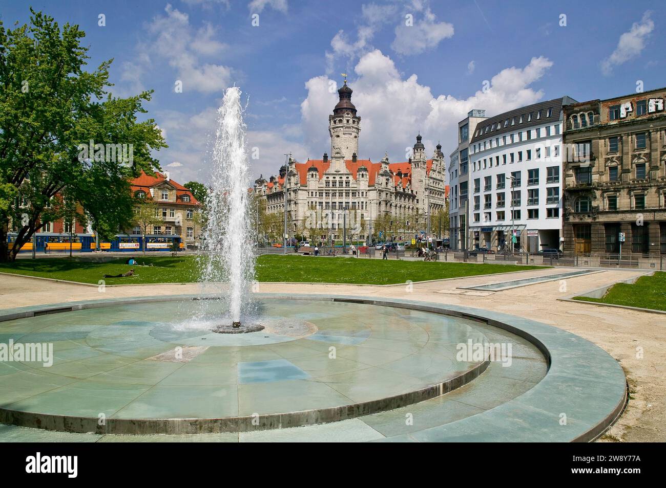 Leipzig's new town hall Stock Photo - Alamy