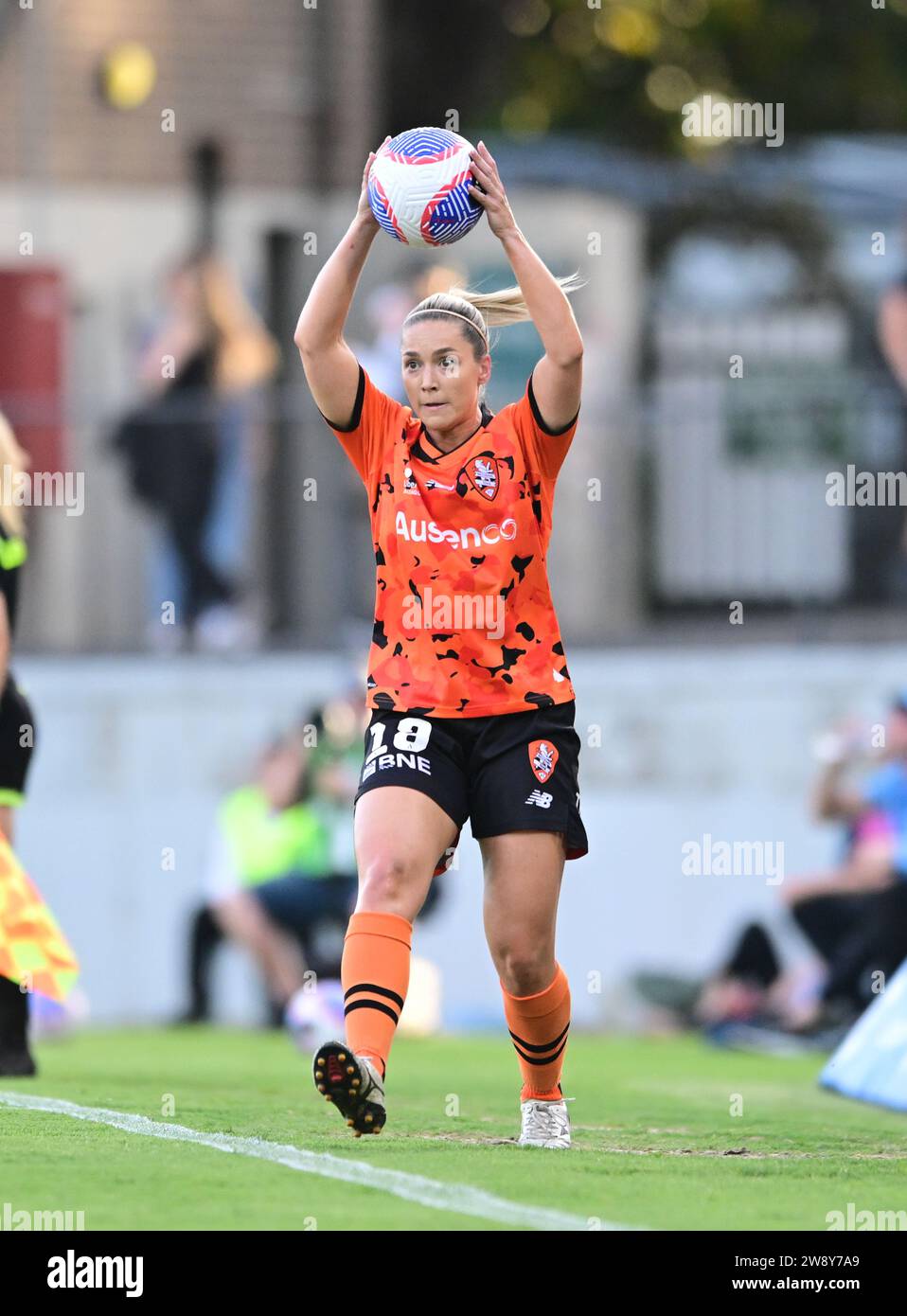 Lilyfield, Australia. 22nd Dec, 2023. Teagan Thompson of Brisbane Roar ...