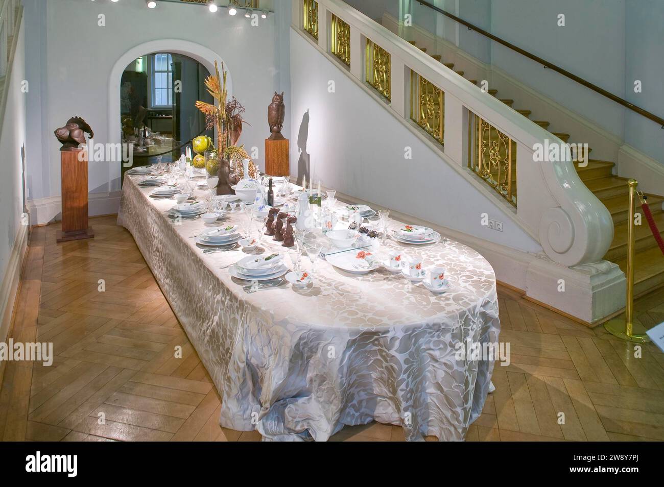 Exhibition hall of the Meissen porcelain manufactory Stock Photo - Alamy
